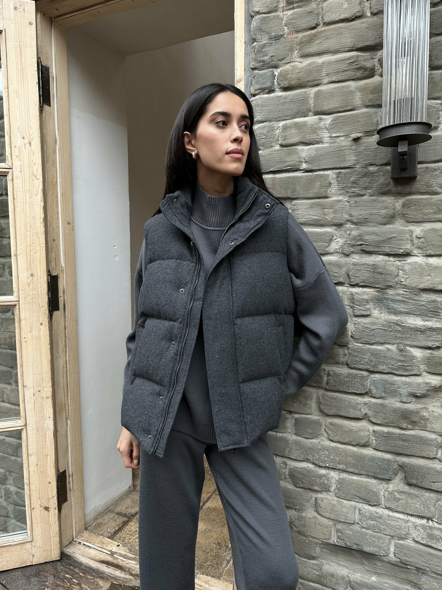 GABI vest, gray – TRY ON DRESS